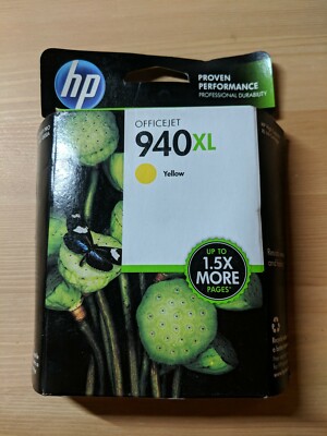 Genuine HP 940XL Yellow Ink Cartridge EXPIRED JUN 2014 | eBay