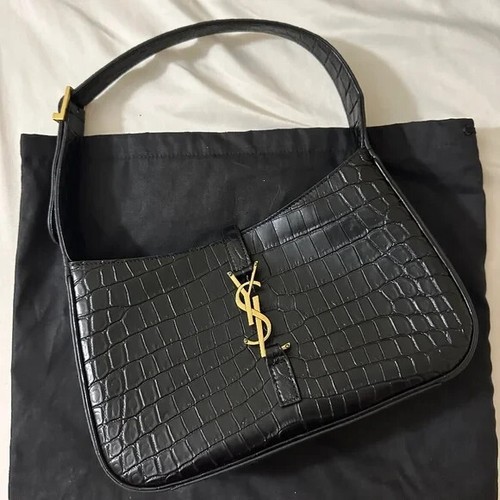 Saint Laurent YSL Le 5A7 Bag Croc Print Nero | eBay