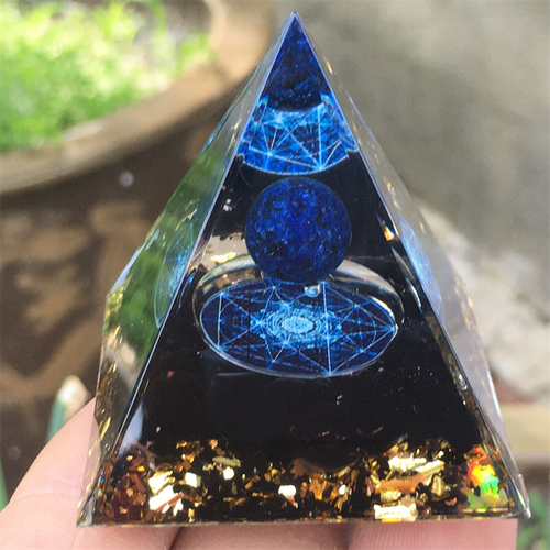 Reiki Energy Healing Large Chakra Orgone Orgonite Obsidian Crystal ...