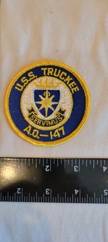 USS TRUCKEE AO-147 (FLEET OILER SHIP) EMBROIDERED PATCH - US NAVY | eBay