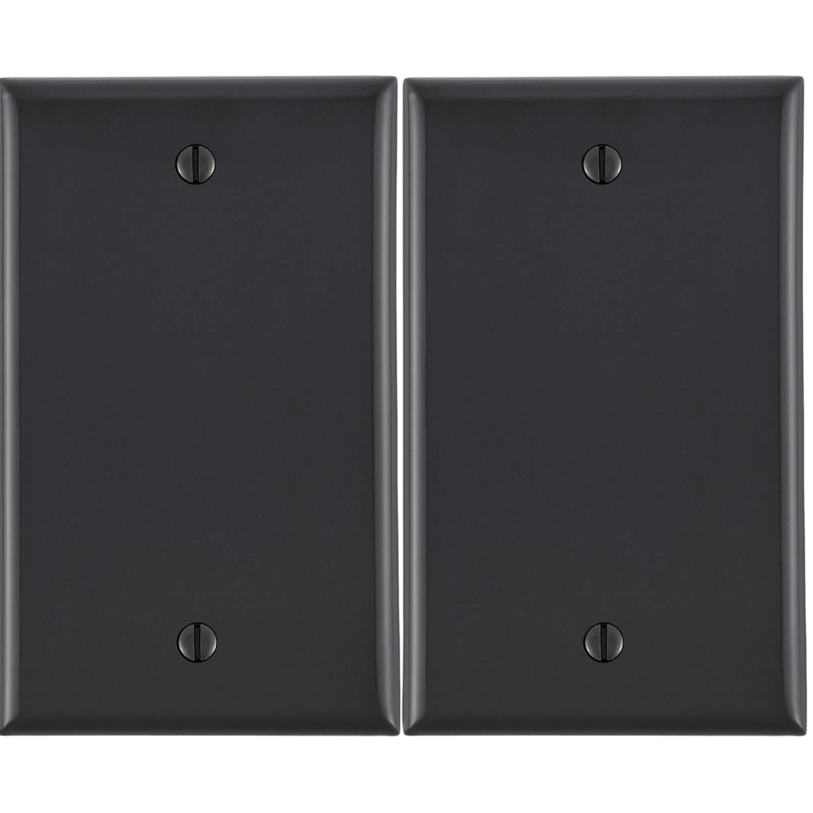 Blank Wall Plate Cover, 1 Gang Faceplate, Thermoplastic/Nylon Outlet ...