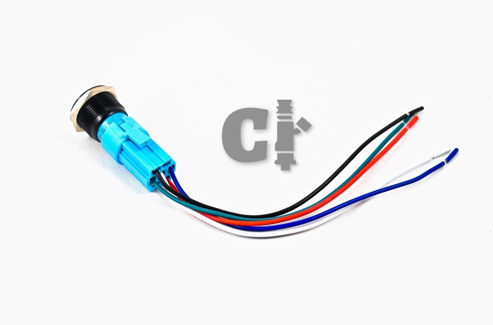 LED BLACK 19MM Billet HIGH BOOST button switch MEGASQUIRT FAST ...