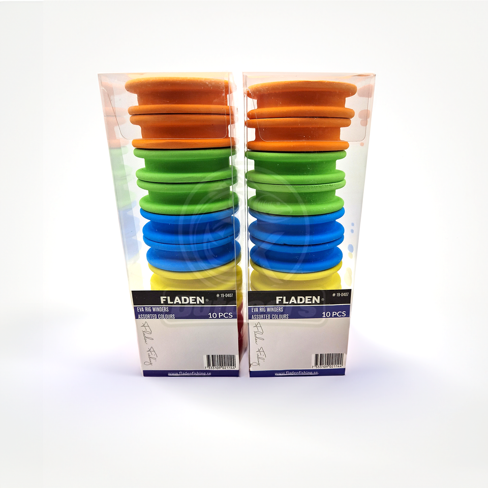 10x Fladen EVA Foam Rig Winders Carp Match Rigs Sea Fishing Tackle ...