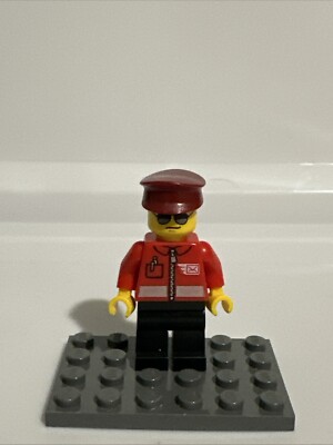 Lego City Post Office Worker cty1106 Minifigure Minifig Mailman! | eBay
