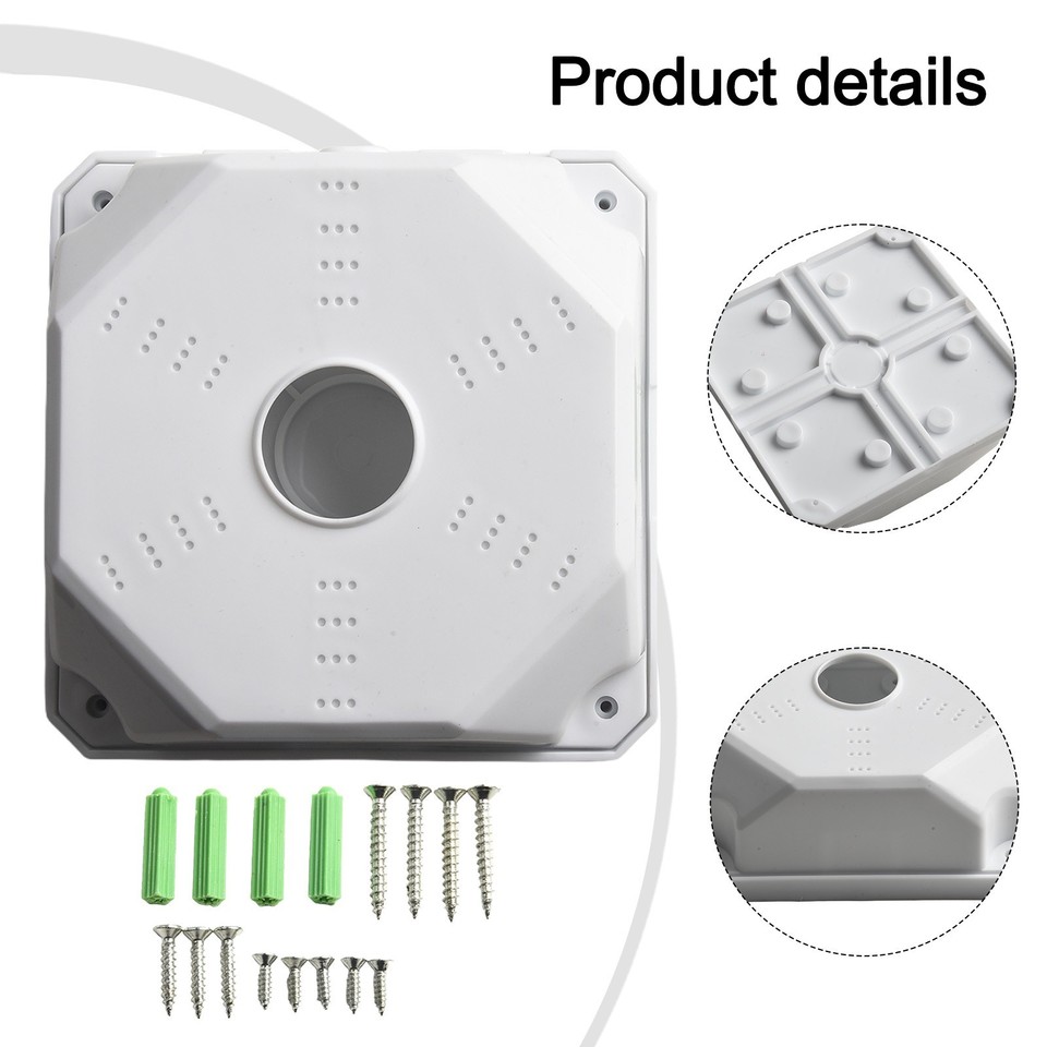 Brand New Base Junction Box Cable Deep White Base Wall Mount Bracket ...