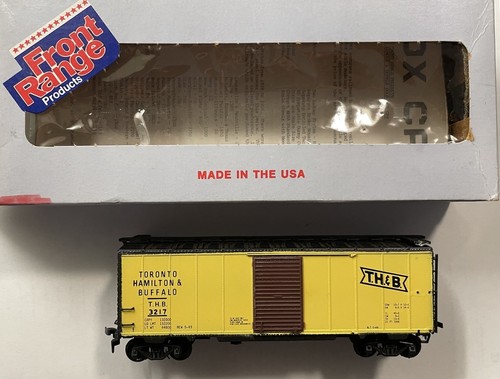 FRONT RANGE 40' REEFER BOX CAR TORONTO, HAMILTON & BUFFALO HO SCALE ...