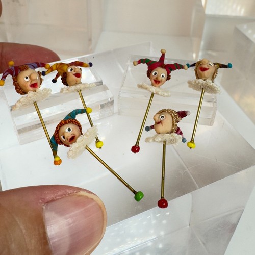 Set of 6 Dollhouse Miniature Artisan Jester Canes 1:12 Scale LZT36 | eBay