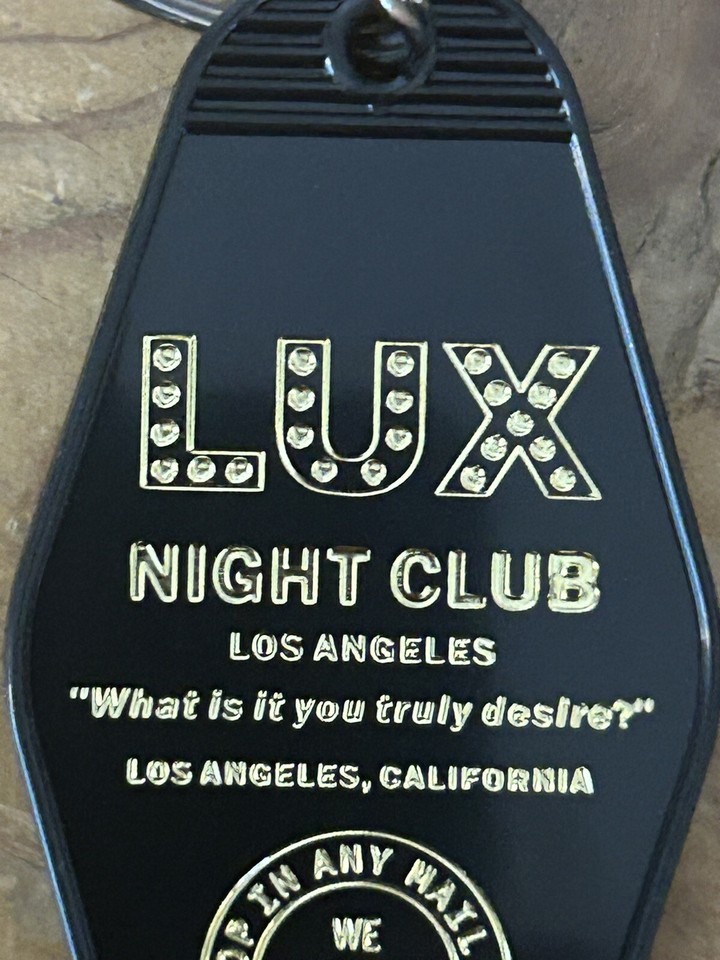 LUCIFER Inspired TV Show LUX NIGHT CLUB Keytag | eBay