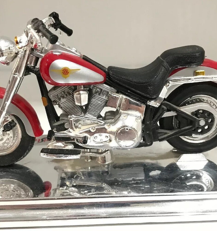 1999 HARLEY DAVIDSON FLSTF FAT BOY 1:18 Scale Diecast Model by Maisto ...