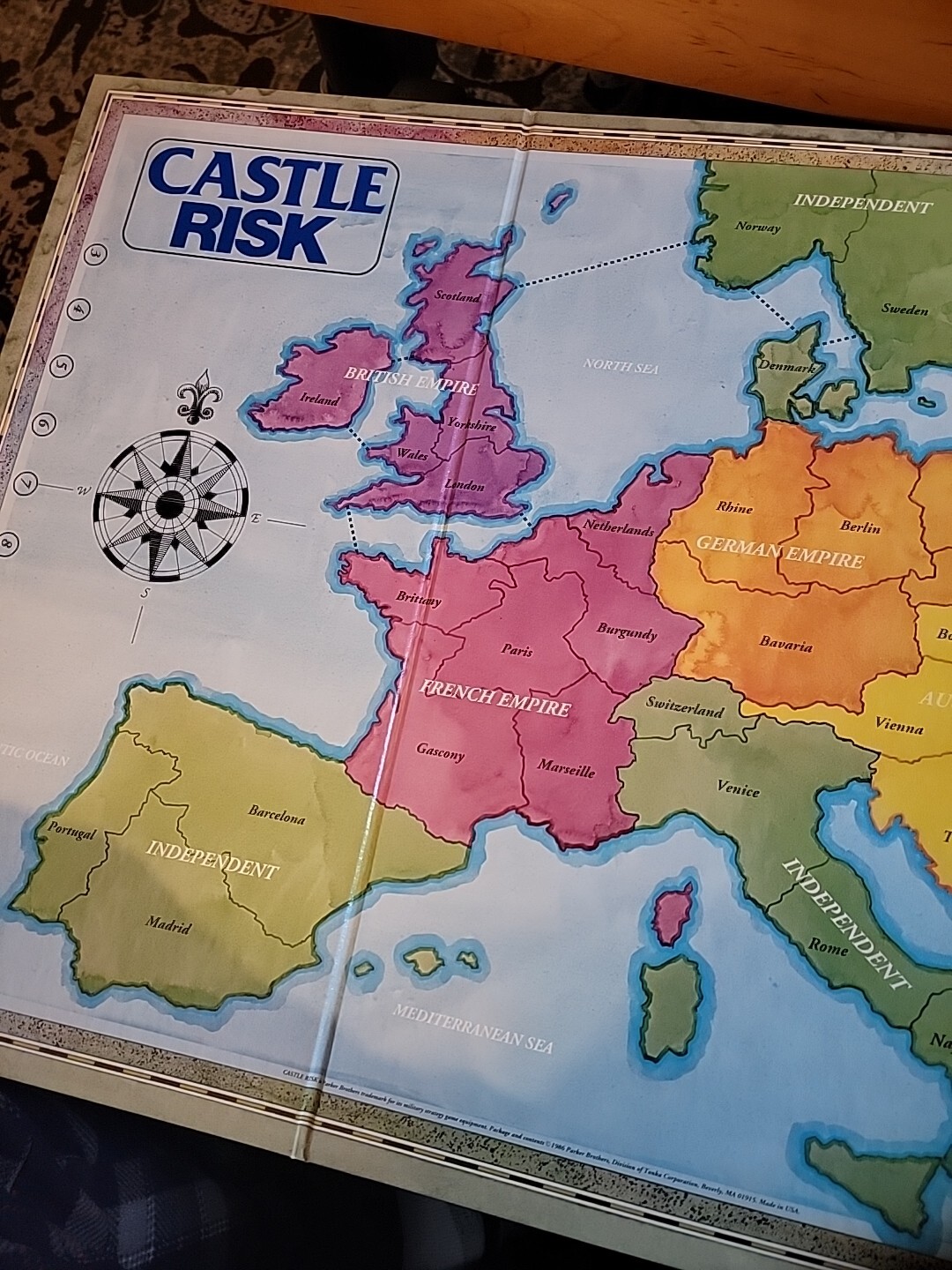 RISK & Castle Risk Board Games 1990 Parker Brothers 100% Complete | eBay