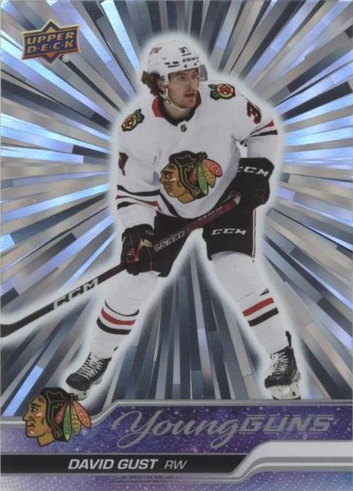 2023-24 Upper Deck Series 1 - Young Guns David Gust #218 Outburst ...