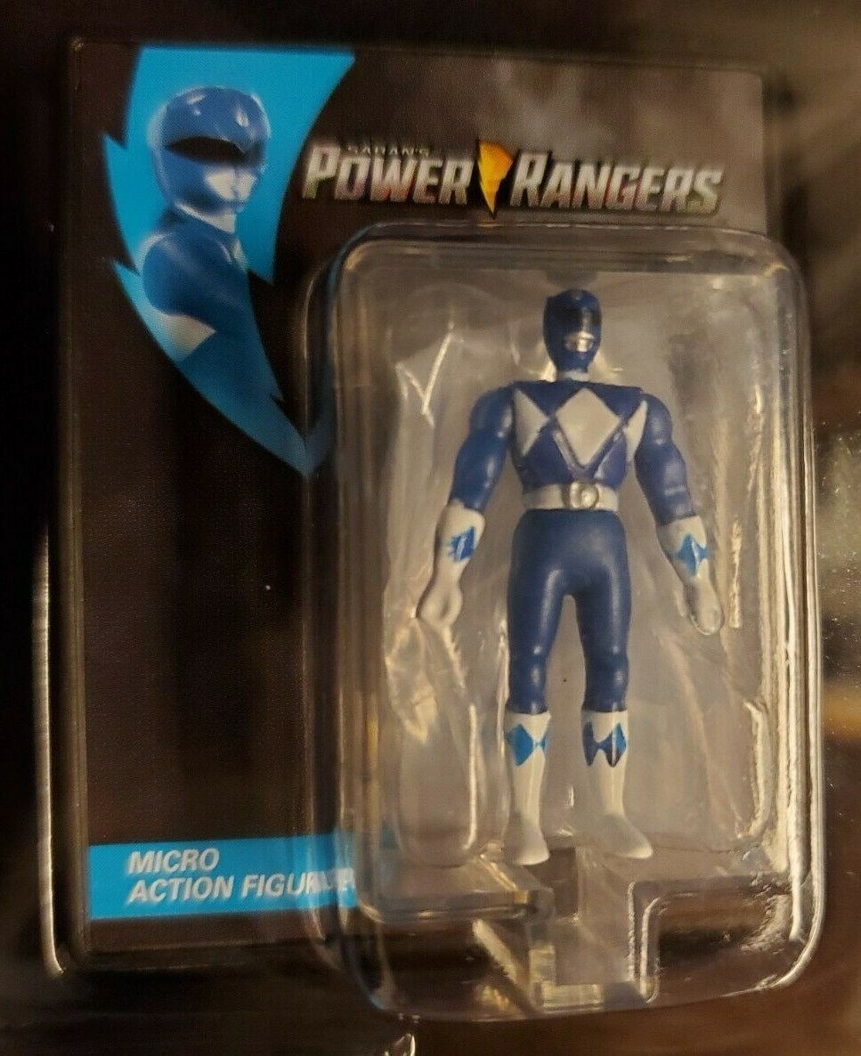 BLUE POWER RANGER / Worlds Smallest Micro Action Figure Collectible | eBay