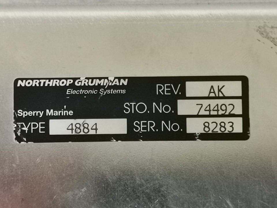 Sperry Marine 4884 / 0735-04 Terminal Box Northrop Grumman Gyro ...