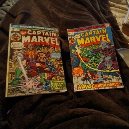 Captain Marvel 41 42 Bronze Age Drax The Destroyer Comics Lot Run Set ...