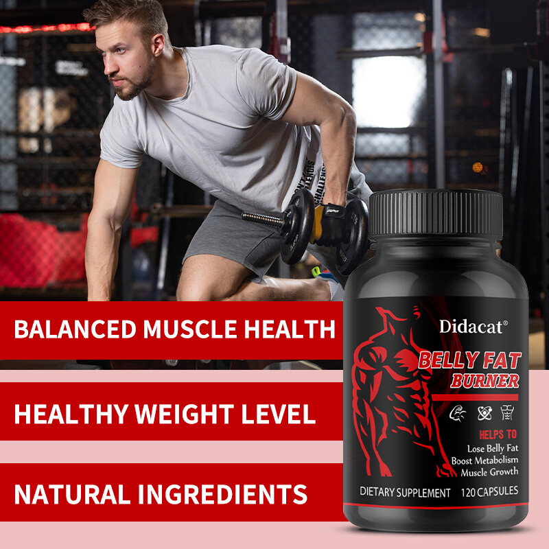 Belly Fat Burner 120 Caps - Helps Burn Belly Fat, Boost Metabolism ...