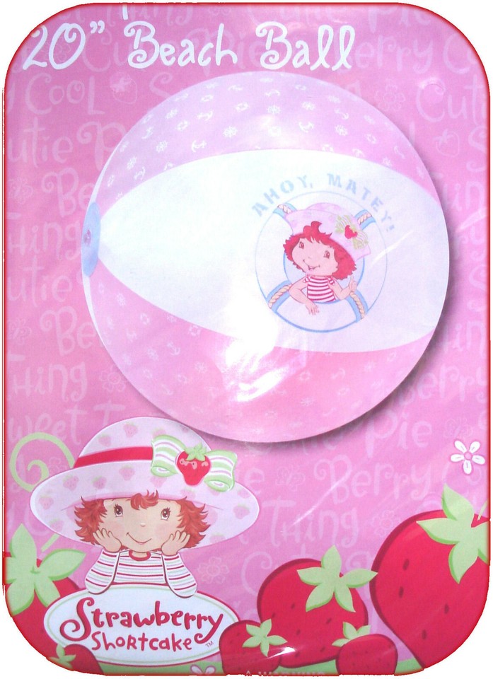 STRAWBERRY SHORTCAKE ~AHOY MATEY~ 20" INFLATABLE BEACH BALL | eBay