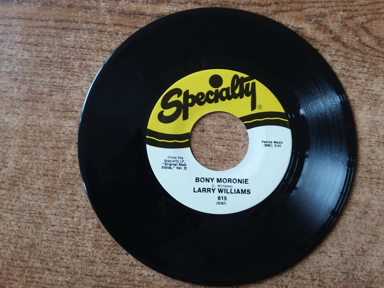 1950S MINT-EXC Larry Williams- Bony Moronie / You Bug Me, Baby , 626 45 ...