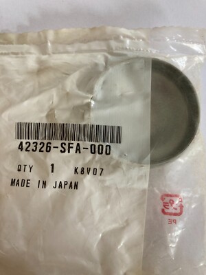 HONDA OEM Genuine - 42326 SFA 000 Rear Hub Cap Cover 84-00 ACURA CIVIC ...