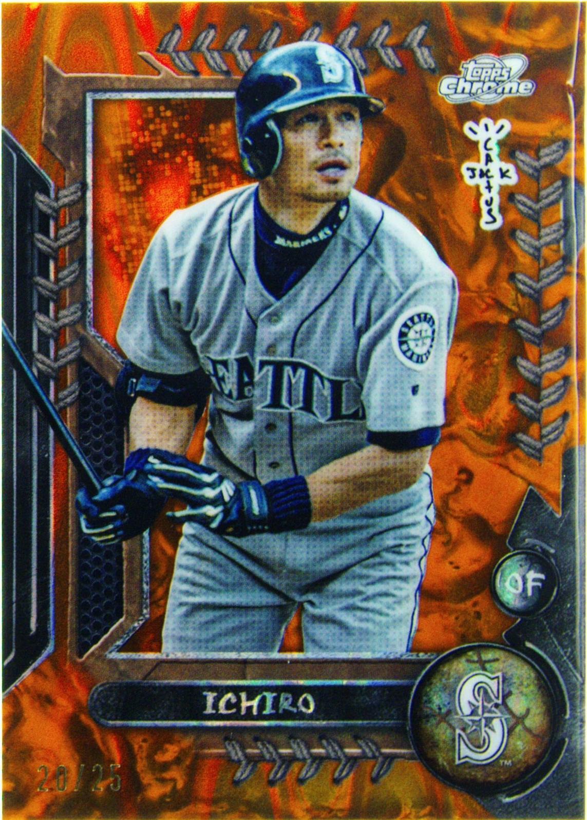 2024 Topps Cosmic Chrome x Cactus Jack - Ichiro Suzuki #9 Orange ...