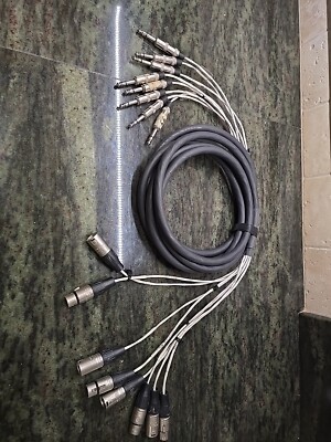 ¼"- XLR 8CH 20FT Snake | eBay