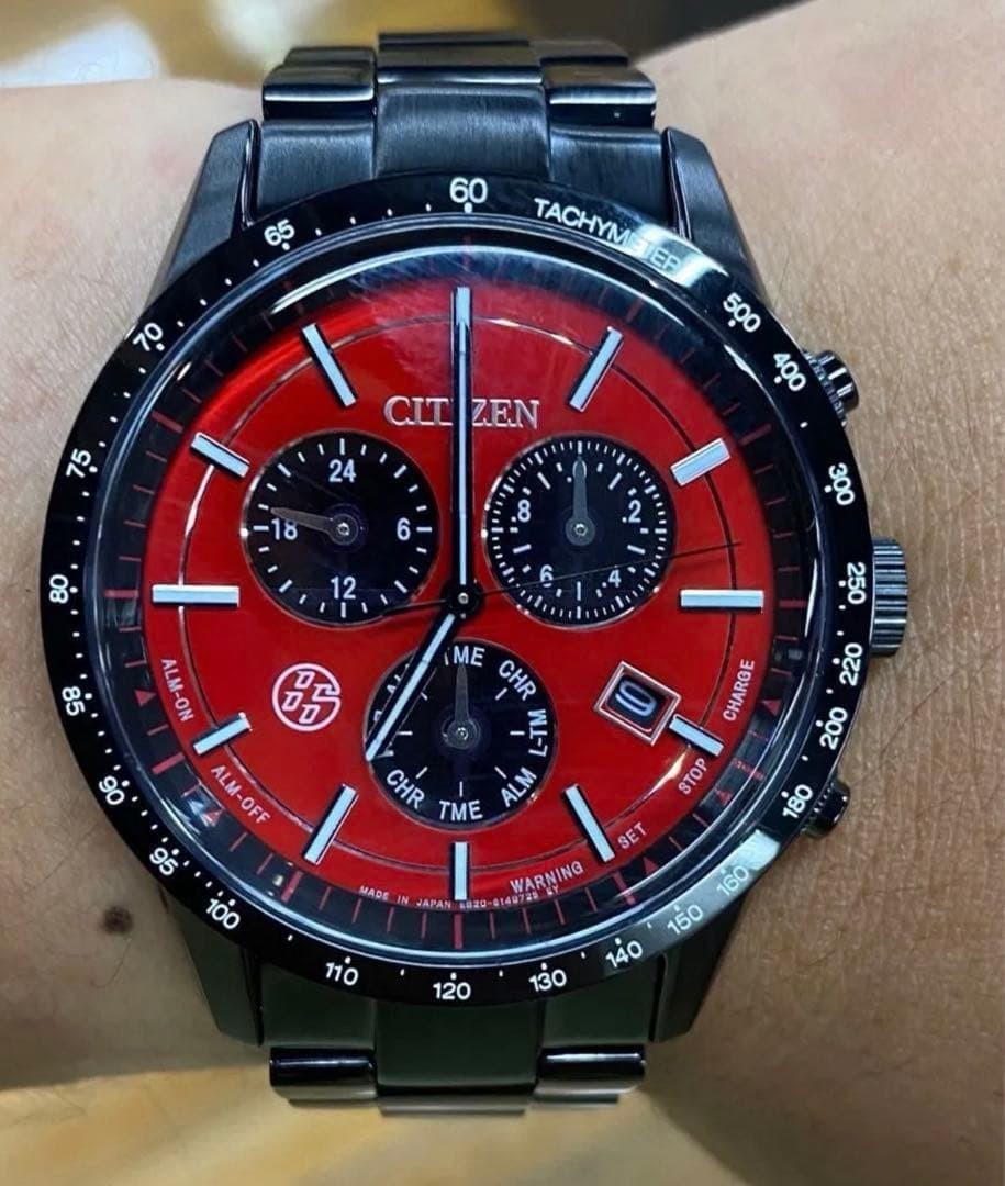 CITIZEN Toyota 86 Limited Edition Watch Red Dial Chronograph 860 Pieces ...