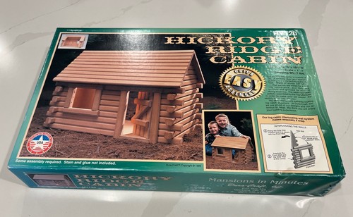 Duracraft Hickory Ridge Log Cabin Model HY120 Dollhouse Kit Easy ...