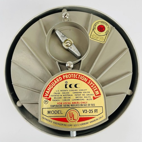 Vintage Vanguard Protection Systems V2-25 FT Bell Home Metal IEC Fire ...