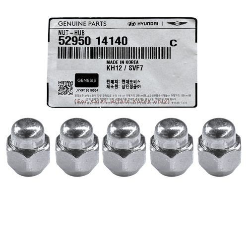 Wheel Lug Nuts for 1990-2025 Hyundai Kia & MORE 5295014140 OEM 5pcs Set ...