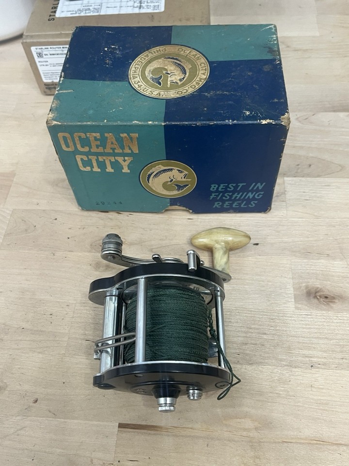 Vintage Ocean City No. 920 Fishing Reel w/ Original Box – Made in USA ...