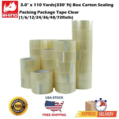 Packing & Shipping - Packing Tape 6 Rolls