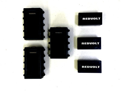 Red Volt 14.8V Lithium-Ion Rechargeable Batteries (x3) & Chargers (x3 ...
