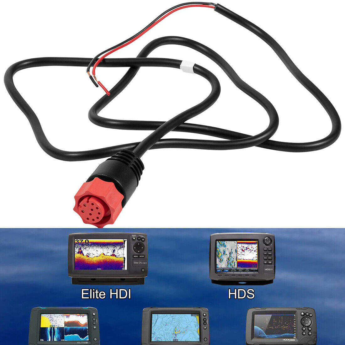 000-14041-001 HDS/Elite/Hook Power Cable for Lowrance HDS Elite FS Ti2 ...