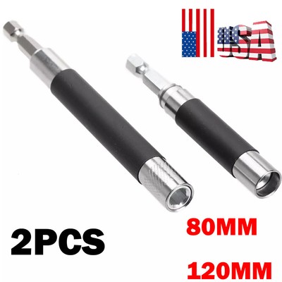 Quick Release Magnetic Screwdriver Extension Bit Holder, 1/4 Inch Hex ...