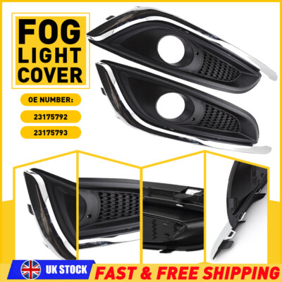 Pair For Vauxhall Insignia 2013 - 2017 Drivers Front Bumper Fog Grill ...