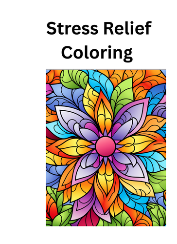 Adult Stress Relief Coloring Book – Calming Patterns for Relaxation ...