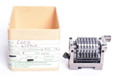 Numbering Machines - Rotary Numbering Machine