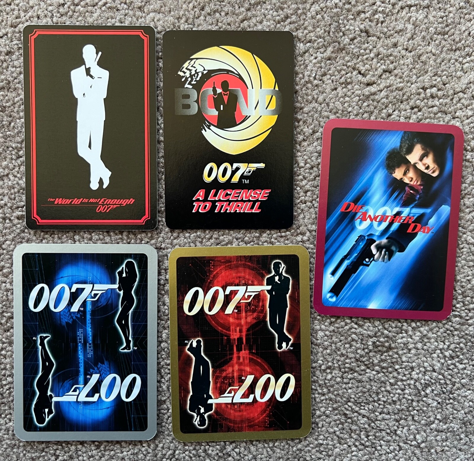 Original swap playing cards entertainment movies James Bond 007 | eBay