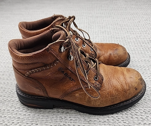 Ariat Macey Leather Steel Toe Work Lace Up Ankle Boot Womens Size 8.5C ...