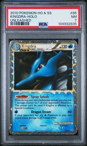 2010 POKEMON HEARTGOLD KINGDRA PRIME #85 ULTRA RARO PSA 7 NM #104932835 ...