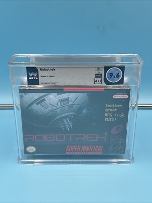 Super Nintendo SNES Robotrek New in Box Factory Sealed WATA 9.6 ...
