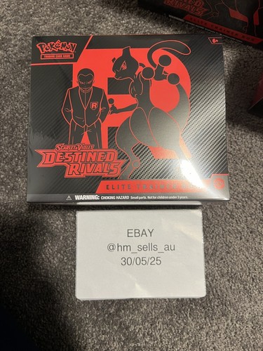 Pokemon Destined Rivals Elite Trainer Box ETB - IN HAND | eBay