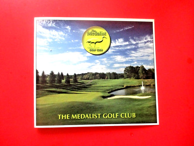 vtg - Golf Scorecard - THE MEDALIST GOLF CLUB gc - Marshall MI | eBay