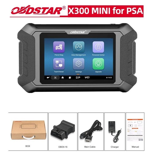 OBDSTAR X300 MINI PSA for Peugeot Citroen DS Cluster Calibration OBD2 ...