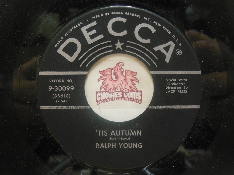 Ralph Young – Tis Autum / Strange Melody, 45 RPM VG+ (27I) | eBay