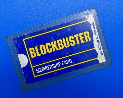 Vintage Blockbuster Video Membership Card Laminated | Vintage Thrift | eBay