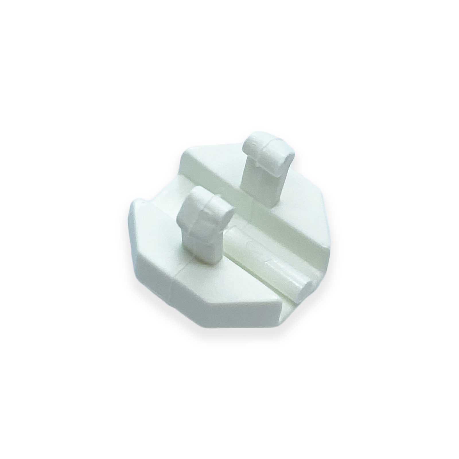 10 x White Round UPVC Drainage Cap Octagonal Face Drain Covers for ...