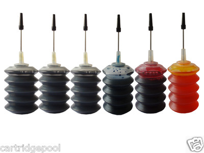 6x30ml refill ink for Canon PG-210 CL-211 PIXMA MP230 MP240 MP250 MP270 ...