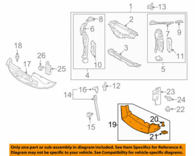 53289-53012 Toyota Cover, radiator support opening 5328953012, New ...