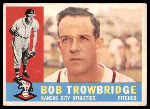 1960 Topps #66 BOB TROWBRIDGE Kansas City Athletics EX-EX+ | eBay