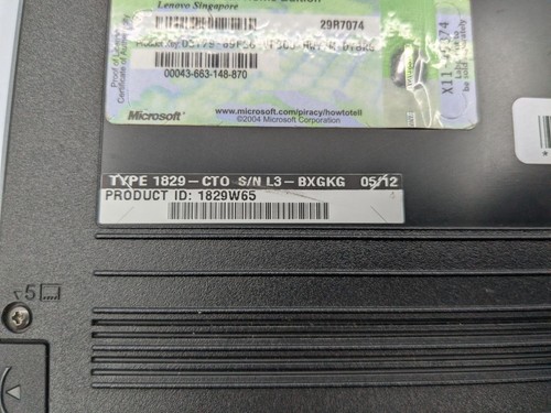 IBM ThinkPad R51 15" Display Intel Pentium M 1.50 GHz 512MB RAM Black ...